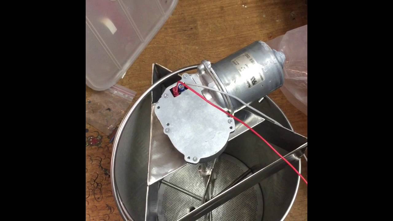 Mash stirrer - YouTube