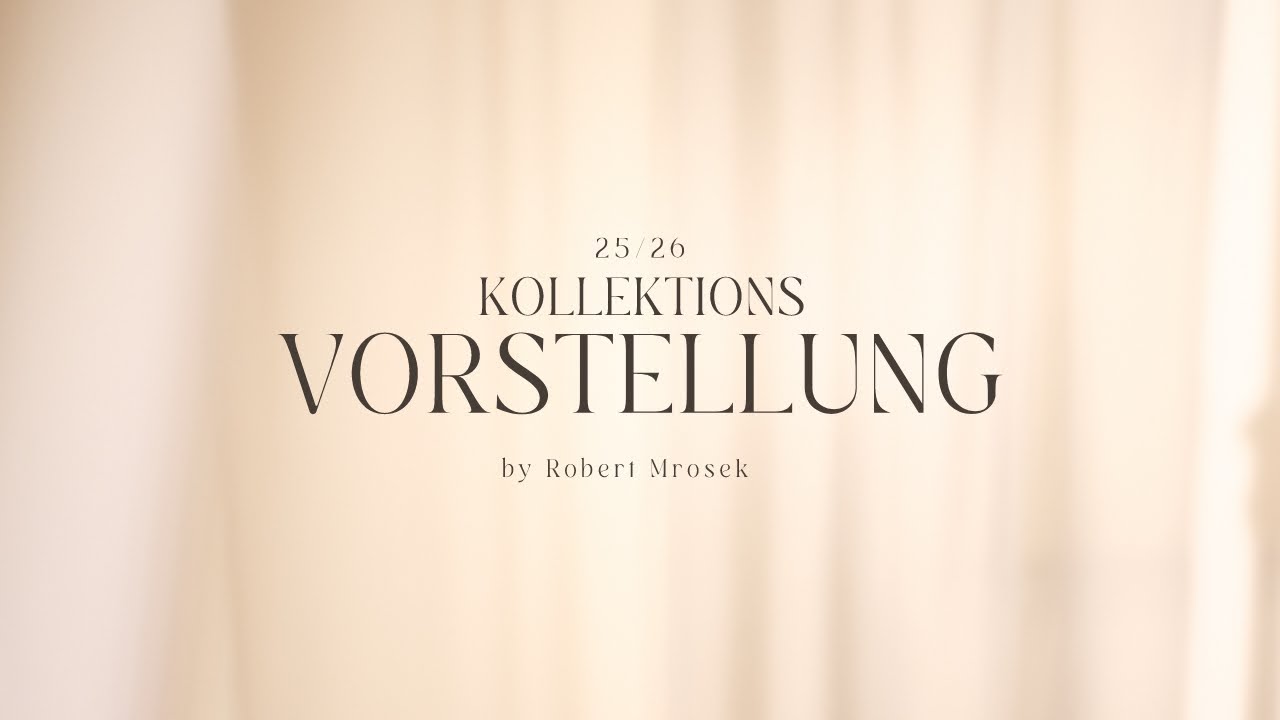 Live Premiere | ALCINA GOLDEN VEIL | Kollektion 25/26 by Robert Mrosek ...