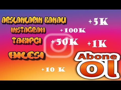 İnstagram Takipçi Hilesi Nasıl Yapılır (2018)