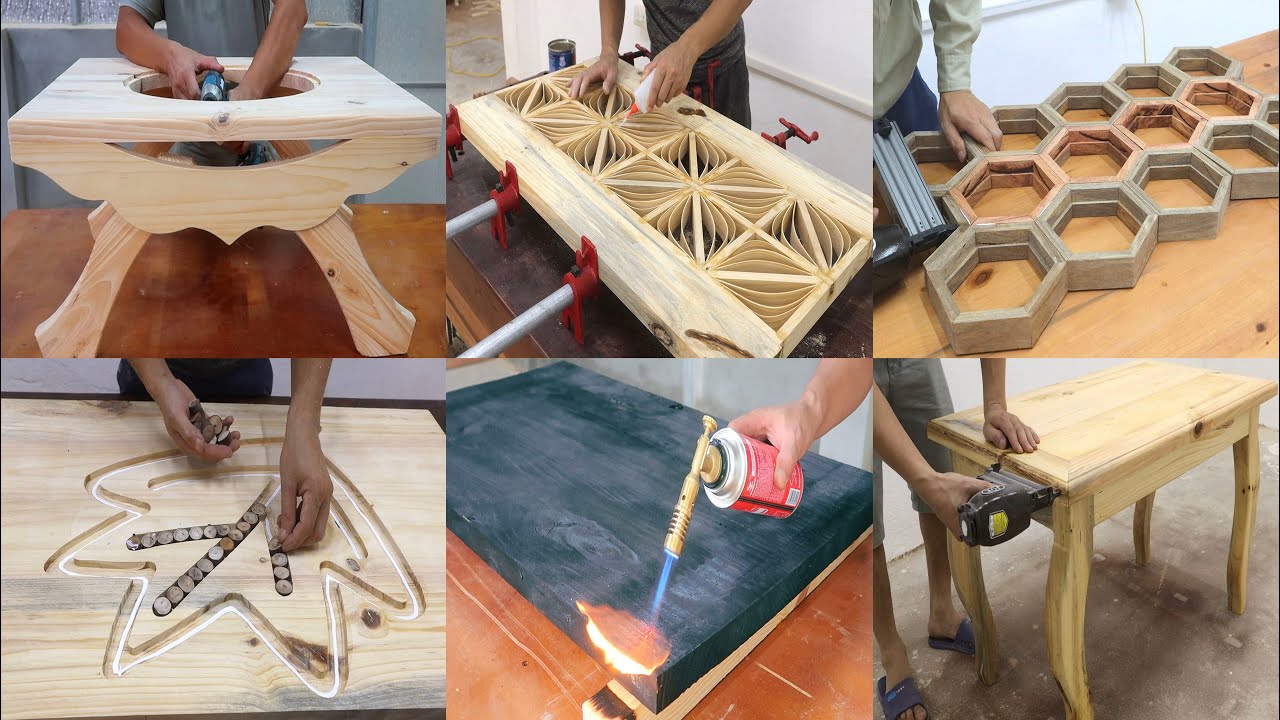 6 Amazing Handicraft Woodworking Projects Never Seen Before // DIY ...