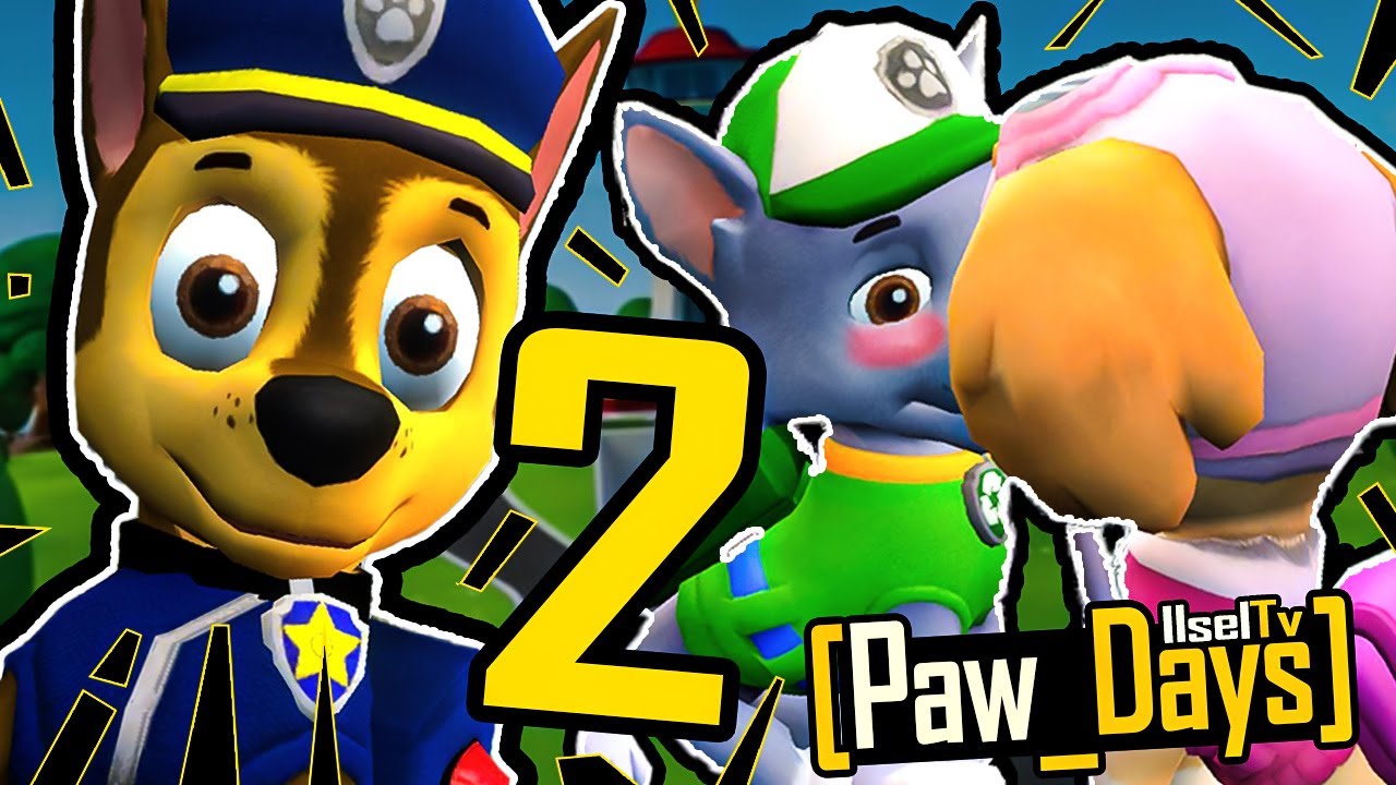 Skye CHEATS on Chase with Rocky [Paw_Days] (paw patrol animation Gmod ...