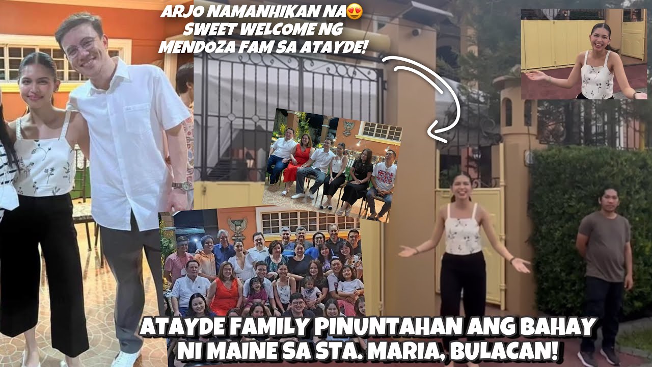 ATAYDE FAMILY PINUNTAHAN ANG BAHAY NI MAINE MENDOZA SA BULACAN 😍 ...