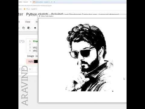 Amazing graphics using python😍| python program create🔥actor vijay😎 #python #actorvijay # ...