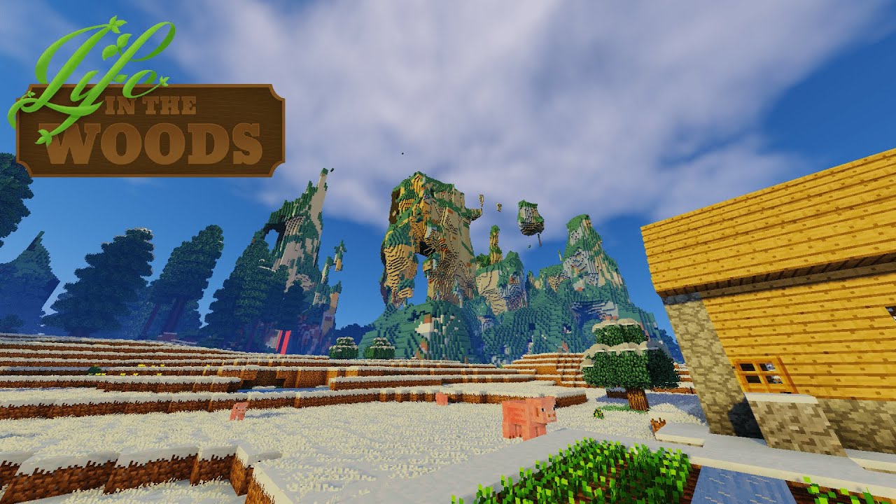 Life In The Woods #477 - Zoo And Terraforming Plans - Minecraft Let's ...