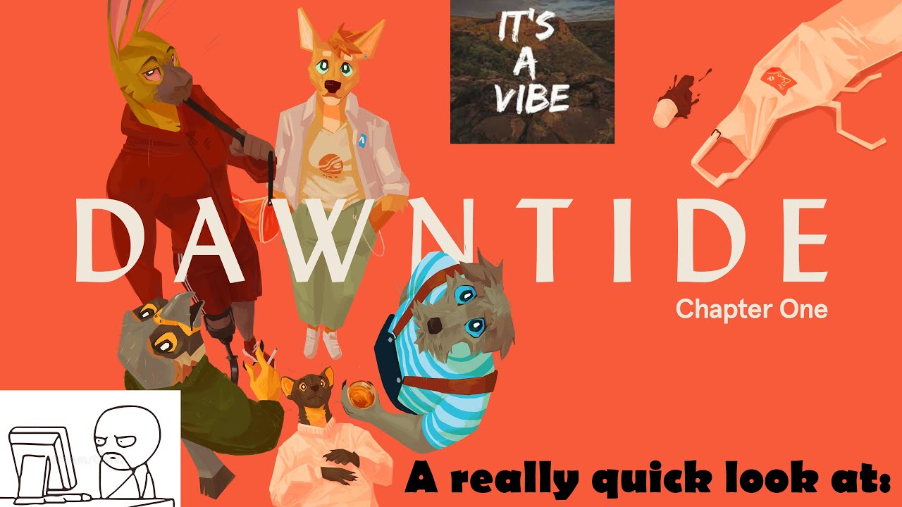 A really quick look at: Dawntide (Furry visual novel) - YouTube