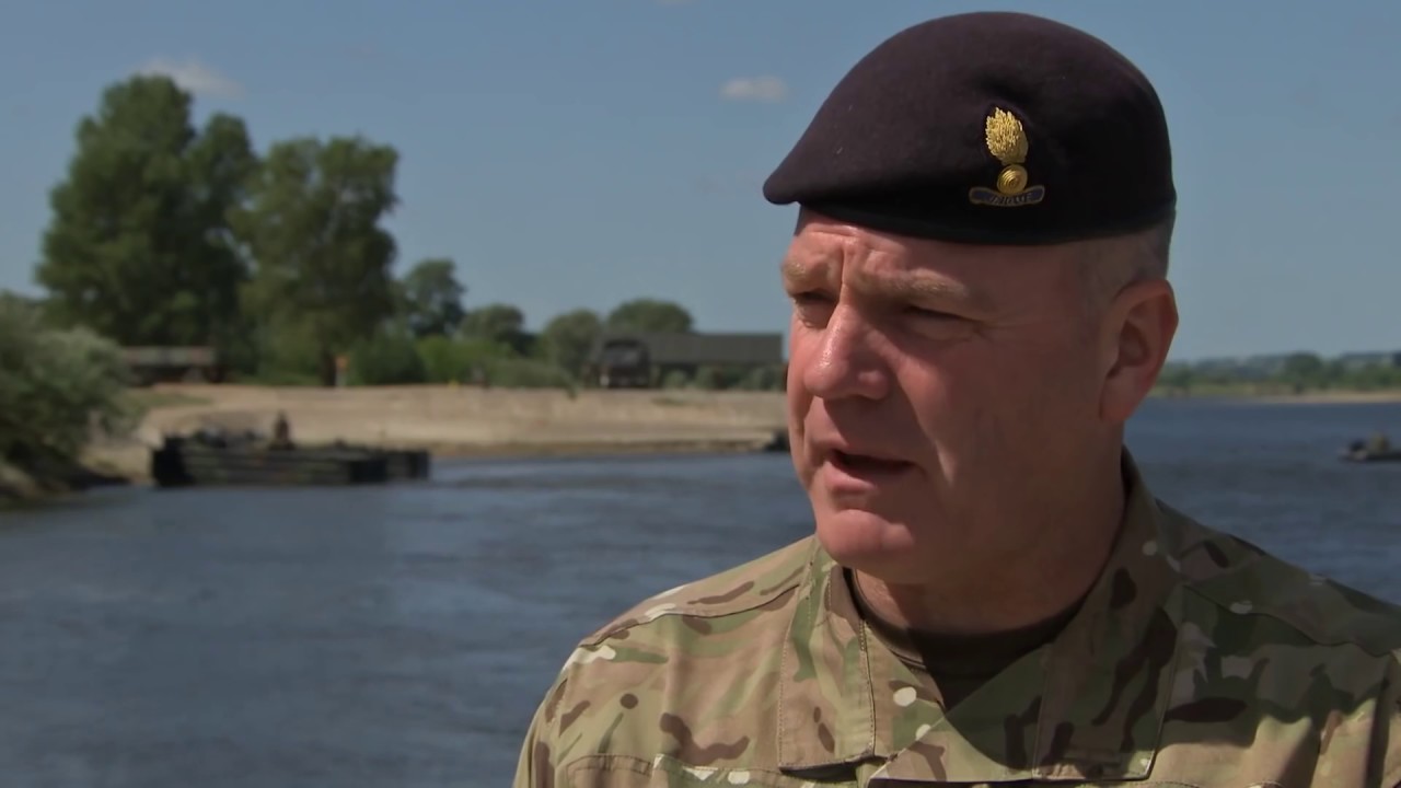 British News Longest amphibious bridge Royal Engineers - YouTube
