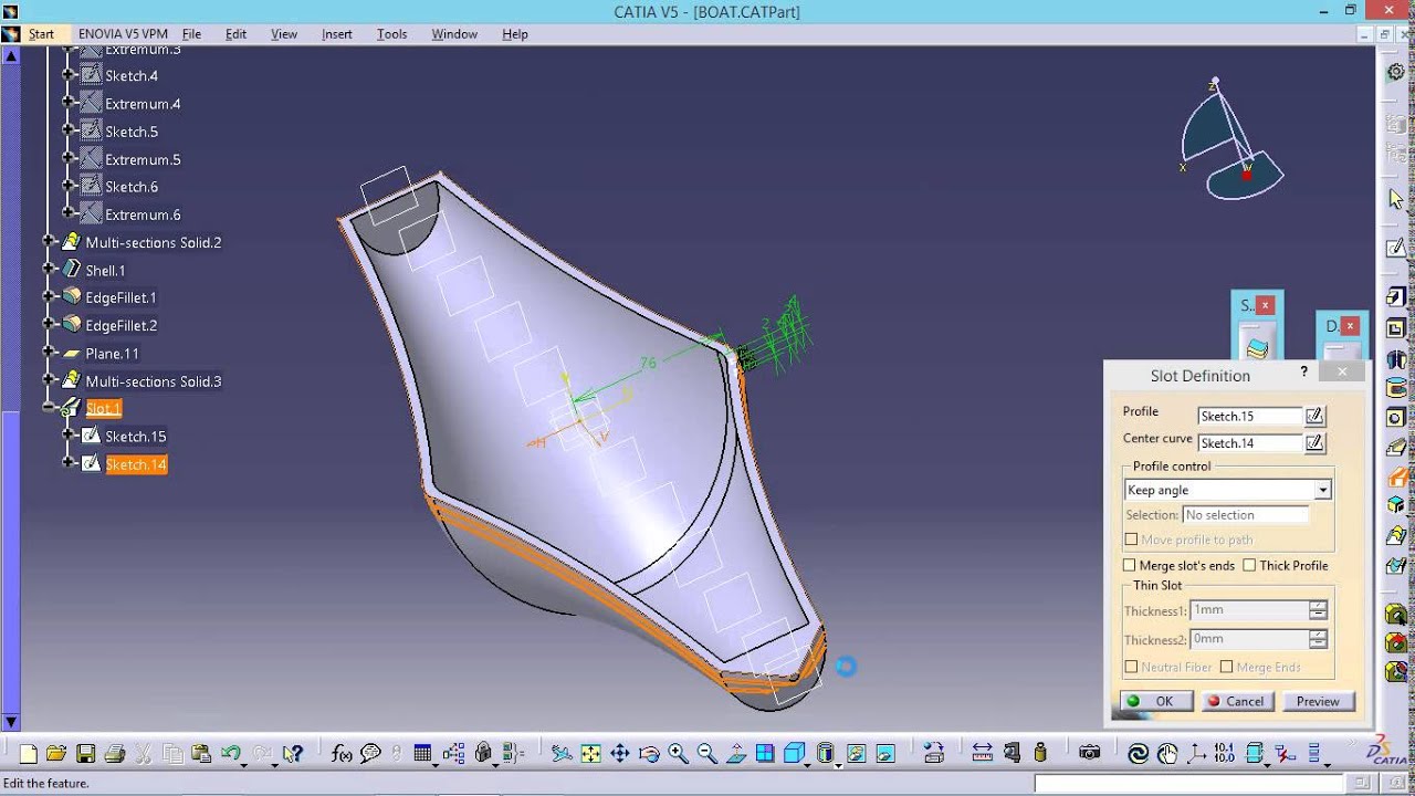 BOAT- CATIA - YouTube