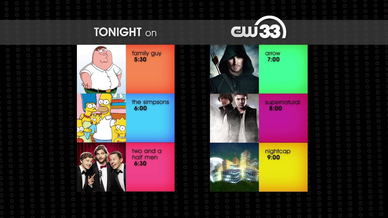 Primetime Lineup Sample, for CW33 Dallas, TX - YouTube