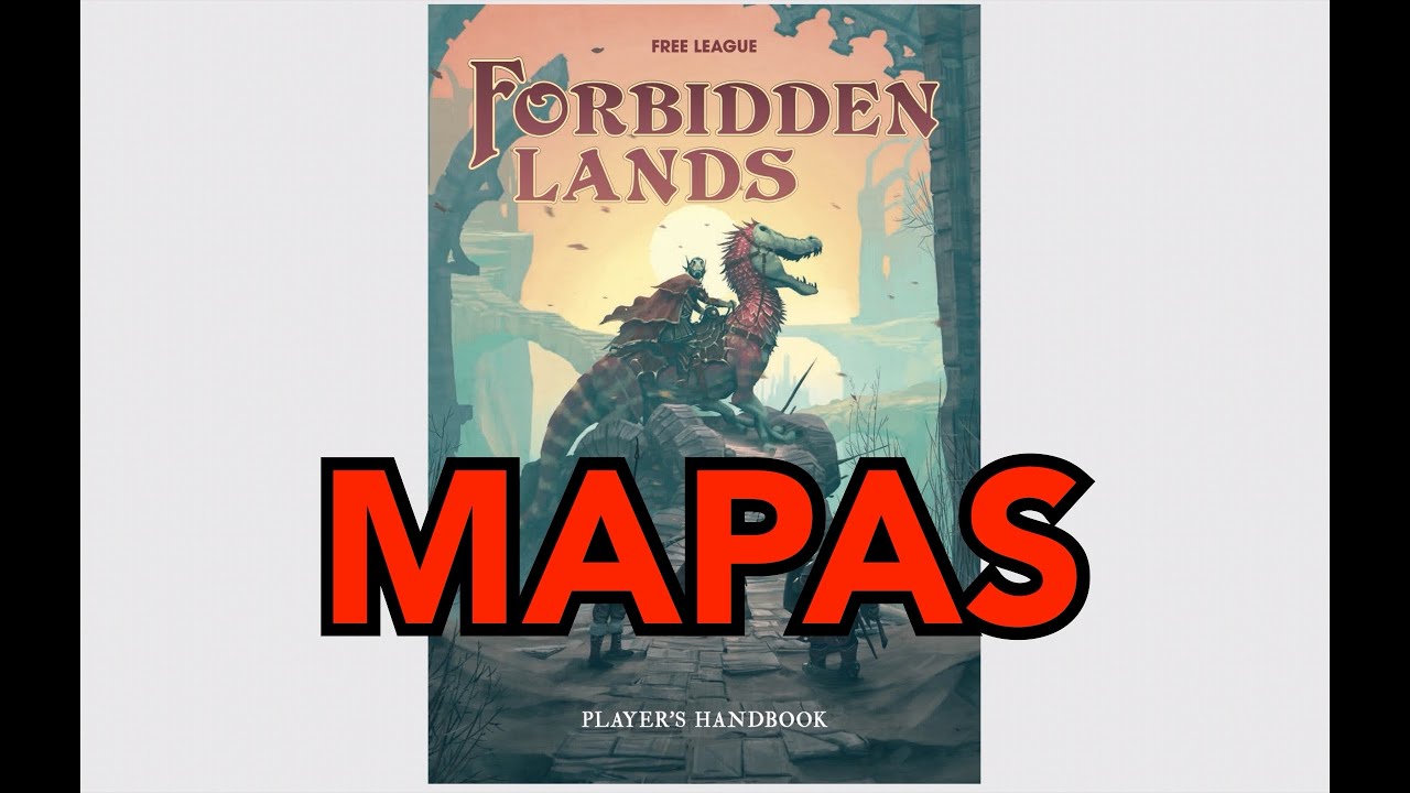 Usando o mapa de Forbidden Lands RPG na mesa digital - YouTube