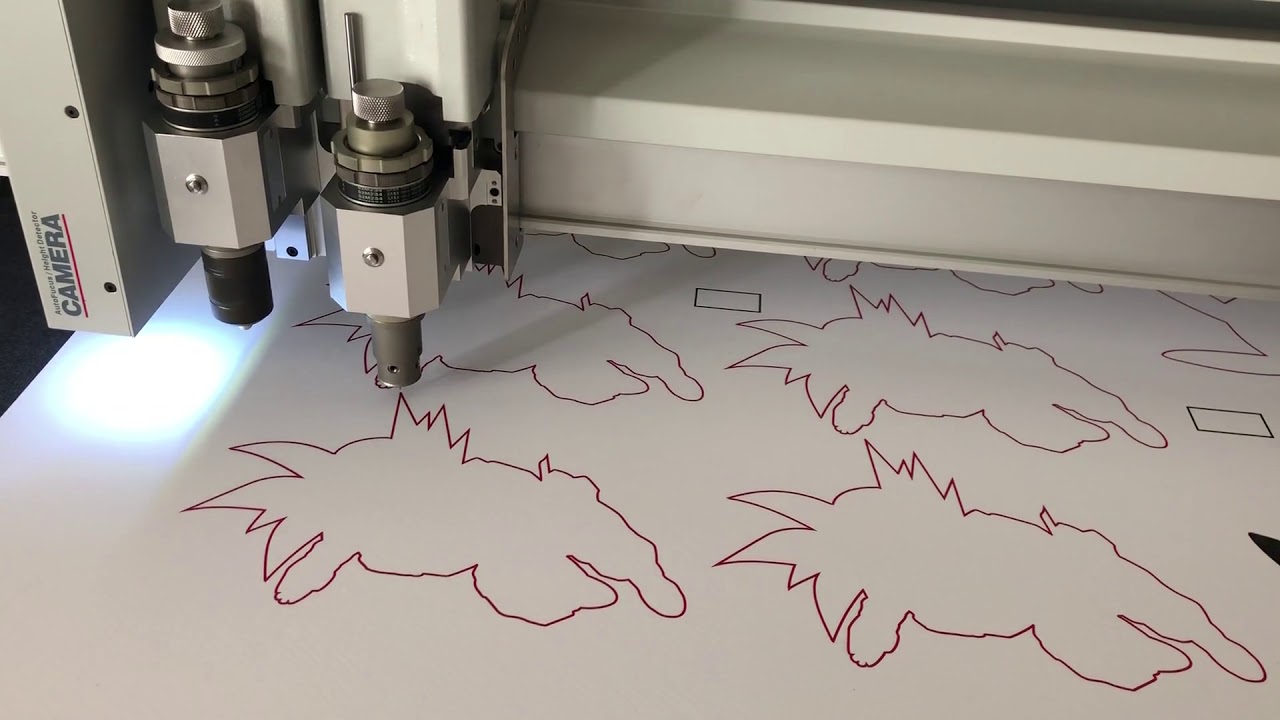High accuracy cutting with TPS digital cutting machine - YouTube
