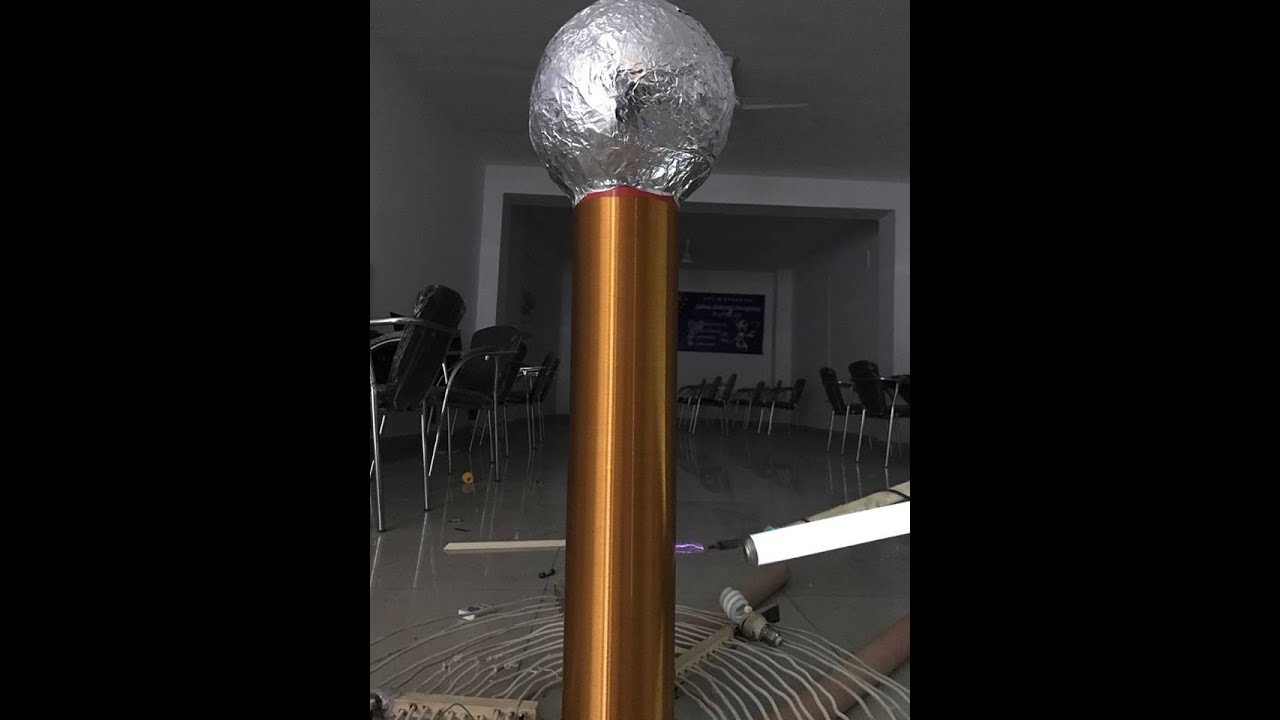 Largest Tesla coil ever built in pakistan makings! DIY! Extreme High ...