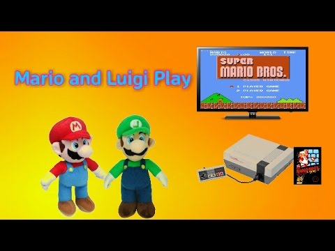 Mario and Luigi Play Super Mario Bros 1985 - YouTube