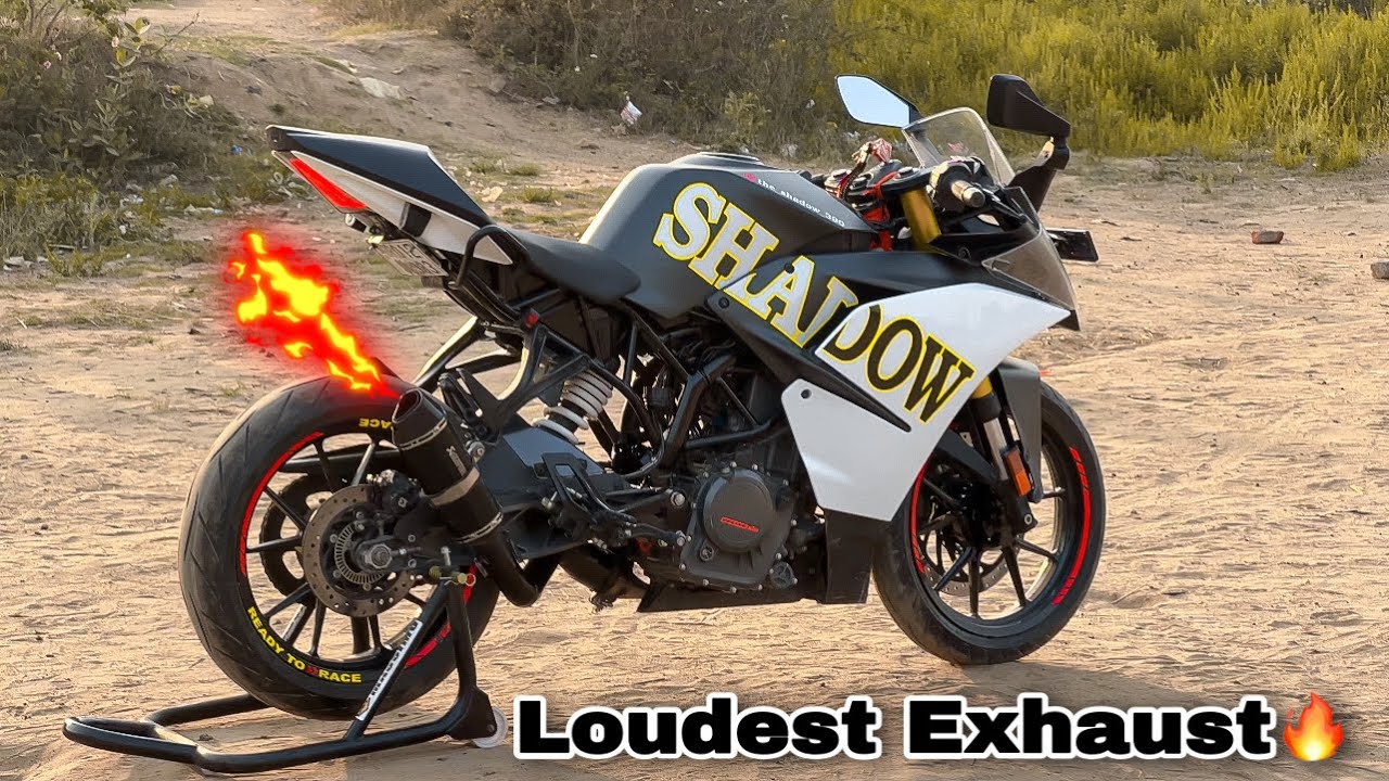 KTM RC 390 BS6 MODIFICATIONS || Loudest full system Exhaust 🔥 - YouTube