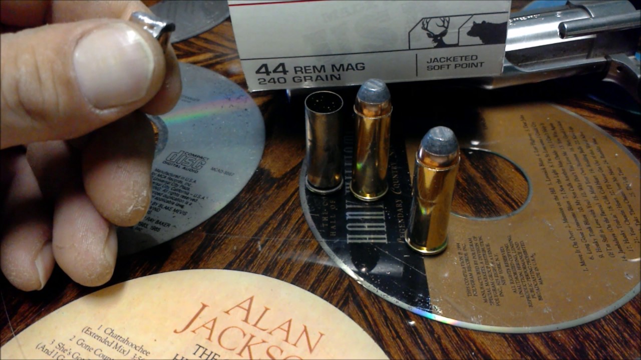 Winchester 240 grain JSP 44 mag - YouTube