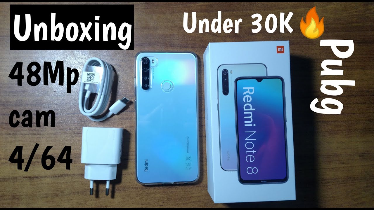 Redmi note 8 | unboxing |Xioami note 8|4k video phone - YouTube