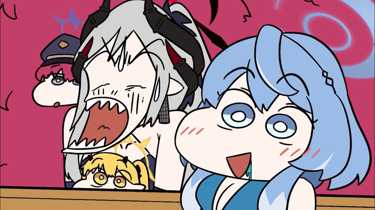 히나 연주 노래 hina song blue archive [블루아카 애니 짱구 패러디] - YouTube