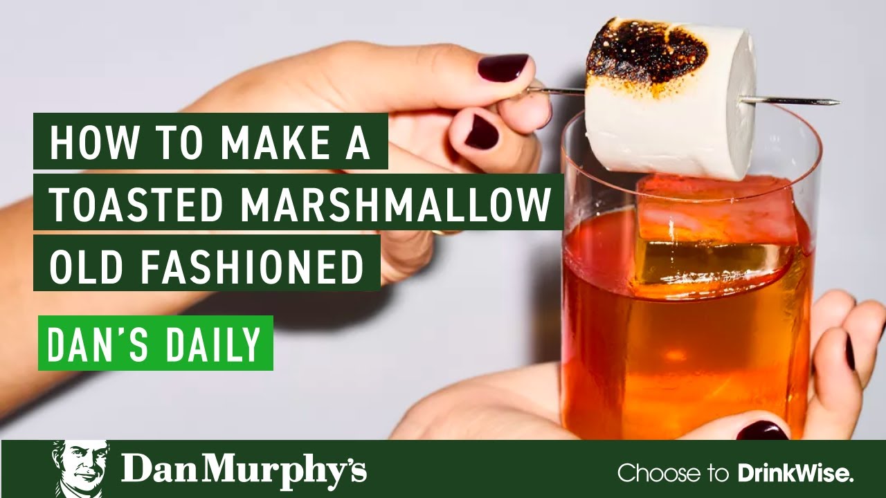 Toasted Marshmallow Old Fashioned cocktail recipe - YouTube