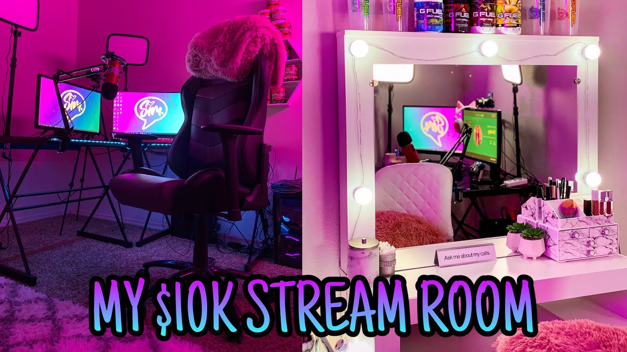 MY $10,000 STREAM ROOM - YouTube