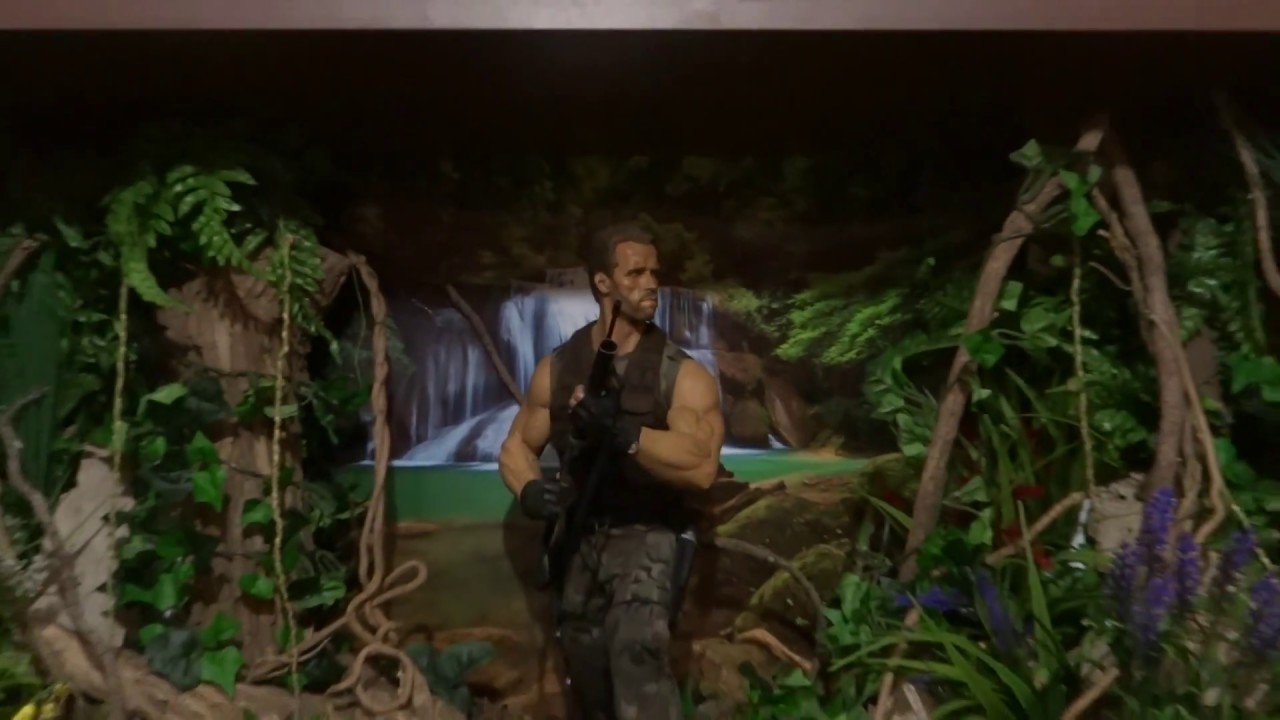 DIORAMA Dutch Schaefer Predator 1/4 Sideshow - Argentina - YouTube