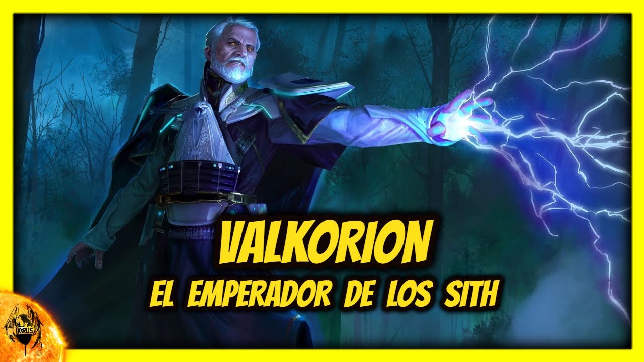 🔥 La historia de VALKORION: El Emperador Sith | Star Wars Leyendas ...