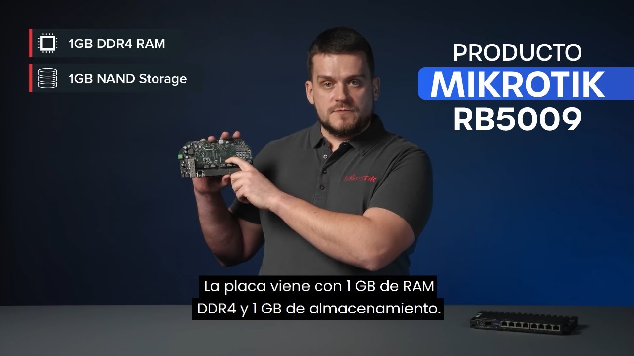 Producto Mikrotik: RB5009 - YouTube