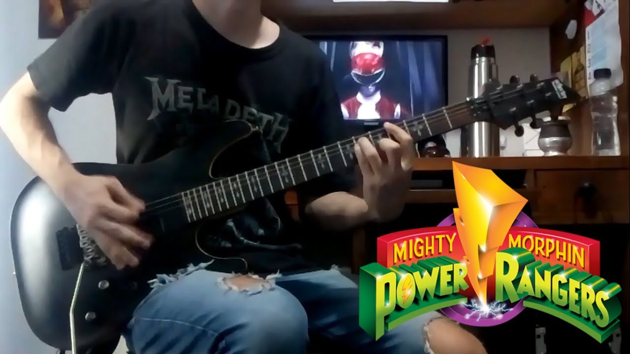Go Go Power Rangers (original Mighty Morphin MOVIE theme) - Guitar ...