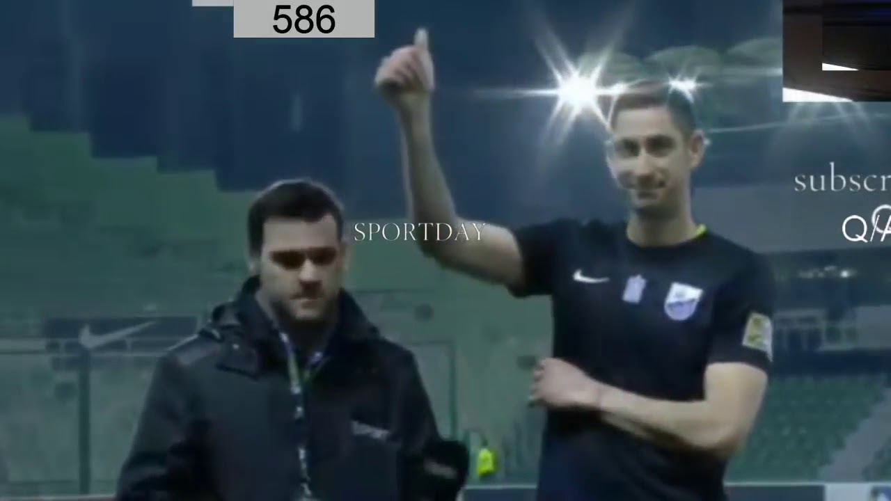 ΒΡΙΣΙΕΣ αναμεσα σε παιχτη της Λαμιας και φιλαθλους του Παναθηναικου ...