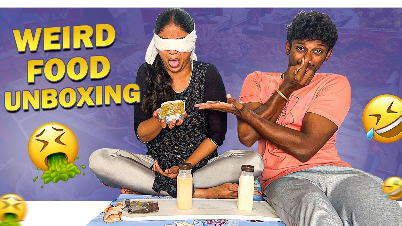 Weird Unboxing Challenge 🤢😜🤮 - YouTube