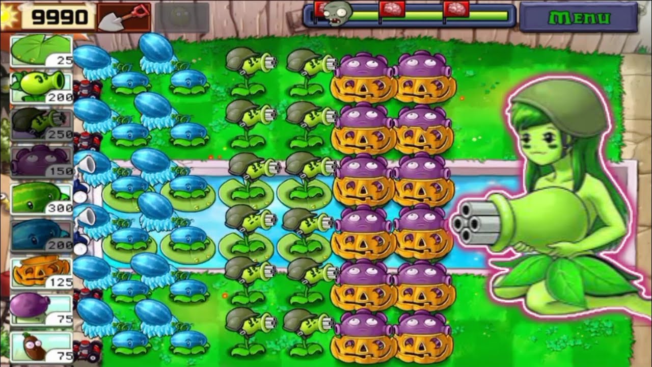 Plants vs Zombies || Mini-Games: ZomBotany 2 Full Gameplay HD - YouTube