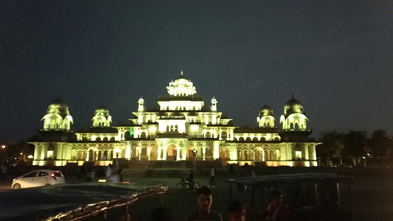 Best night view of Albert hall musium Jaipur Rajasthan ( india )😍😍 ...