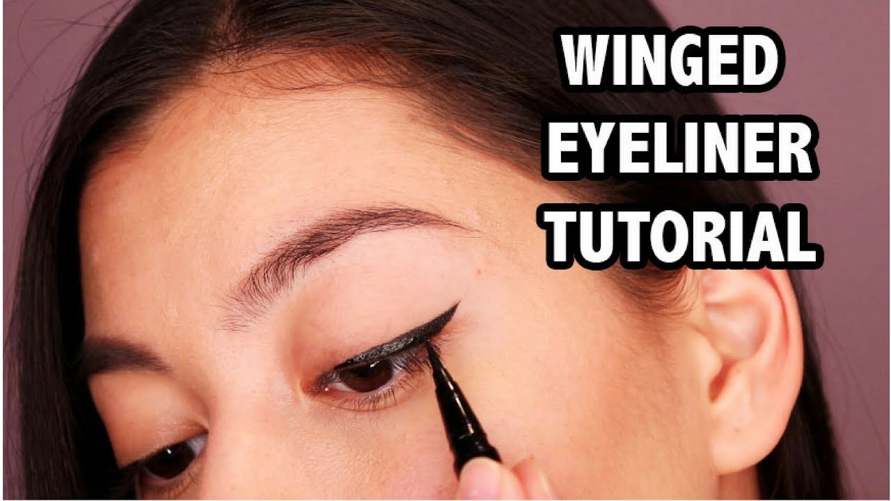 Winged Eyeliner Tutorial - YouTube