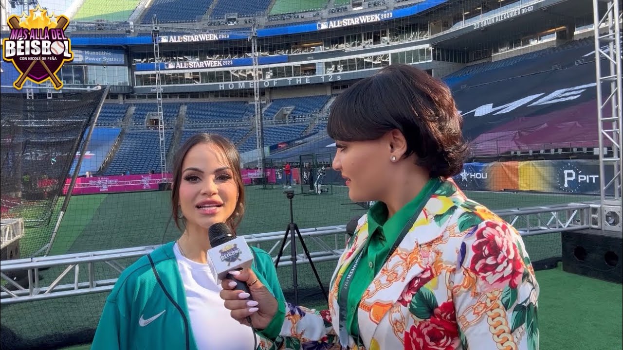 Natti Natasha En El MLB All-Star Celebrity Softball Game 2023 - YouTube
