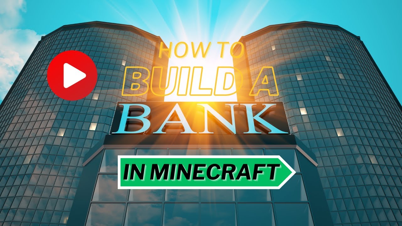 Minecraft Bank Build pt 1 - YouTube