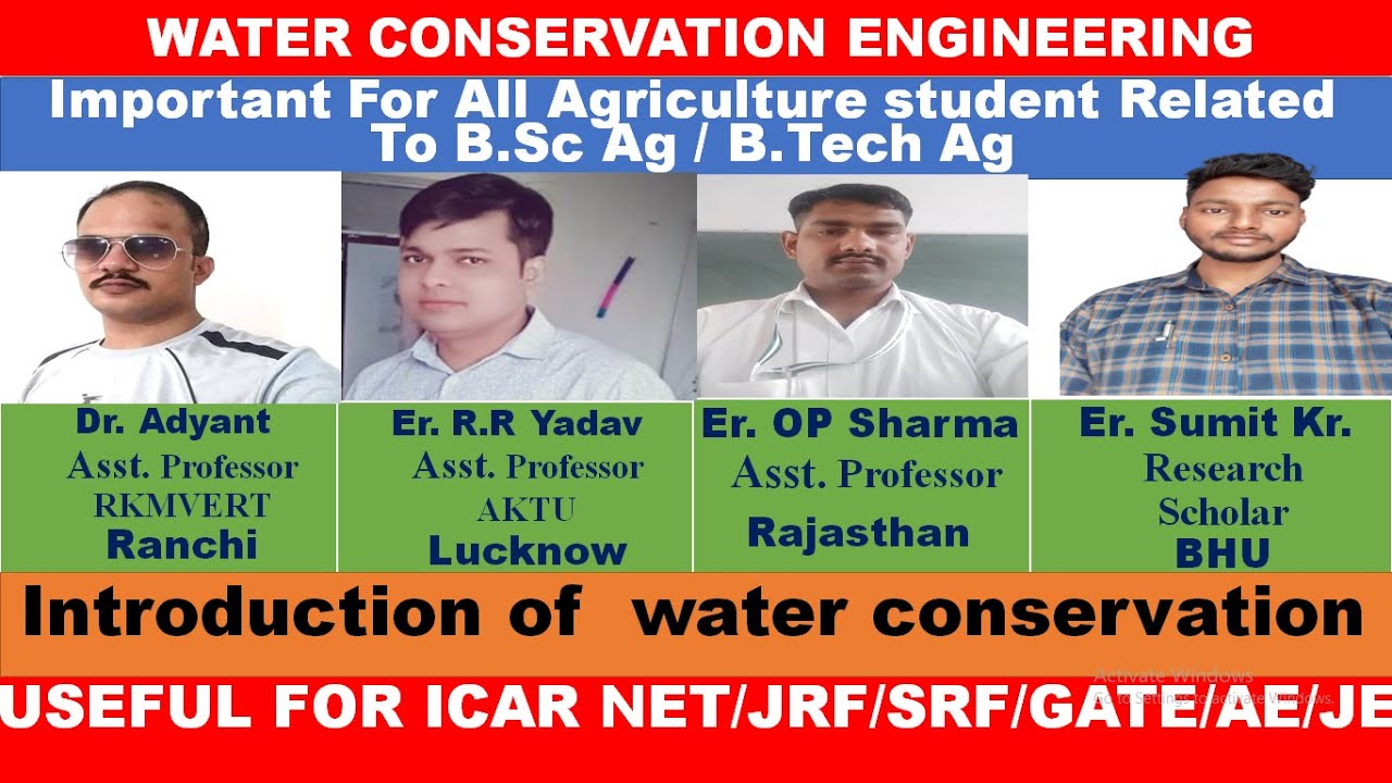 Introduction of Water Conservation/ Definition of water conservation ...