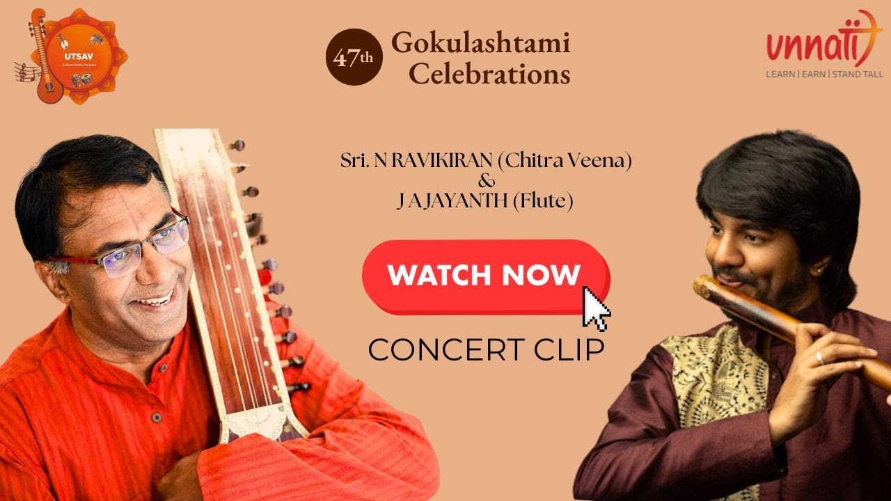 A Clipping of Sri. N RAVIKIRAN (Chitra Veena) & J A JAYANTH (Flute ...