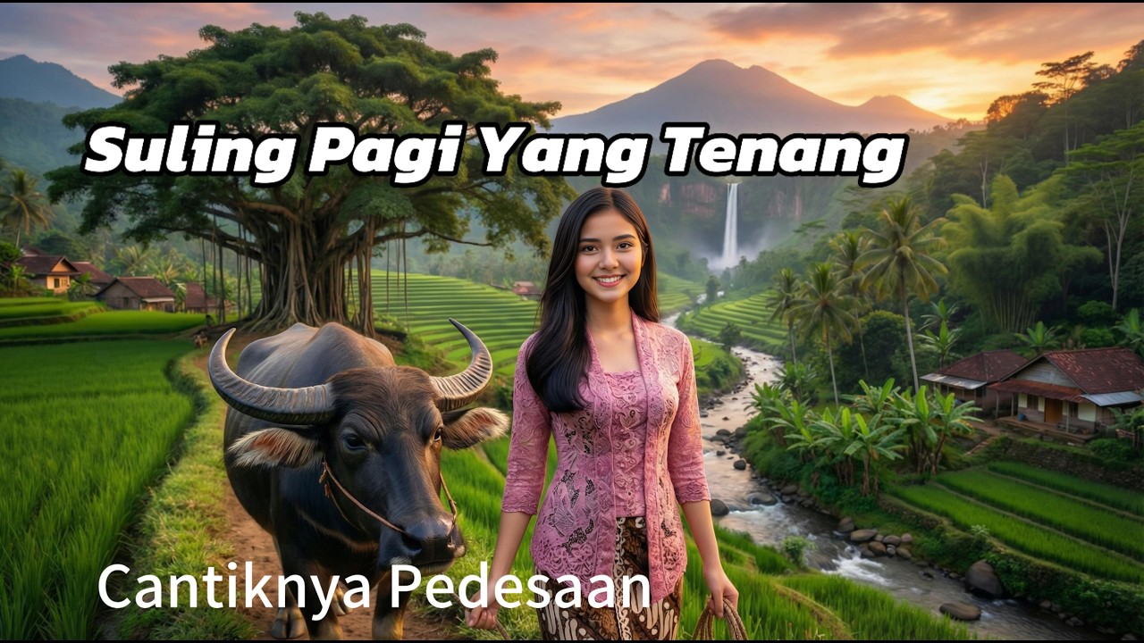 🎼 Suling Pagi Yang Tenang - Suasana Pedesaan Yang Aestetic - YouTube