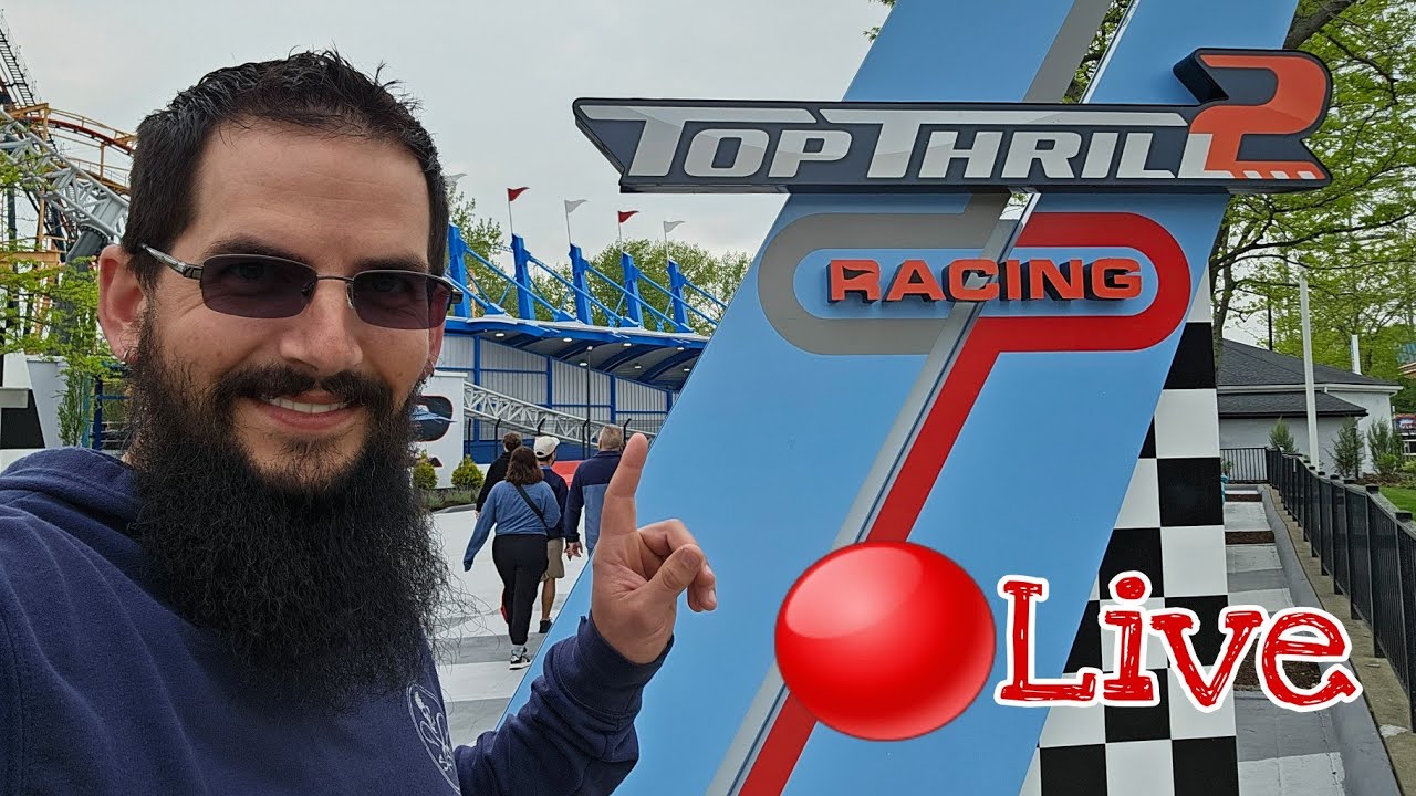 The Justin Roth Show is live from Cedar Point!|Top Thrill 2|Opening day ...