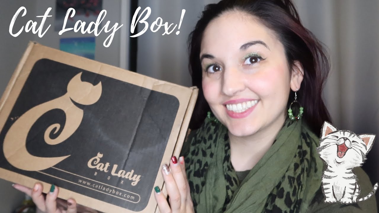 First Ever Cat Lady Box Unboxing | Cat Mom of 6 - YouTube