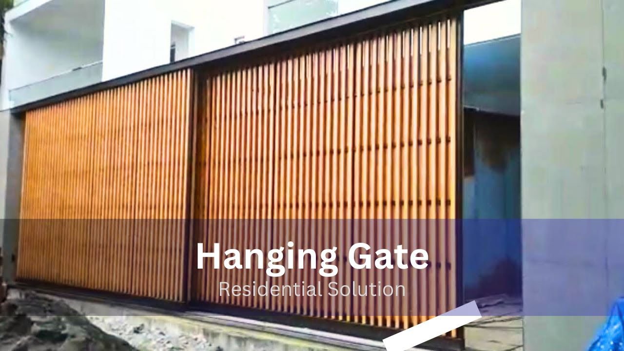 Hanging Sliding Gate | Hanging Gate design | Gate Design Idea | Nirmal ...