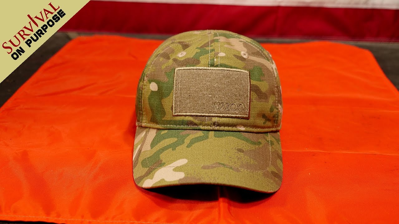 Survival Kit In A Hat - Wazoo Cache Cap - YouTube