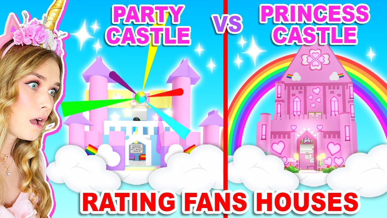 Rating FANS CASTLE Builds In Adopt Me! (Roblox) - YouTube