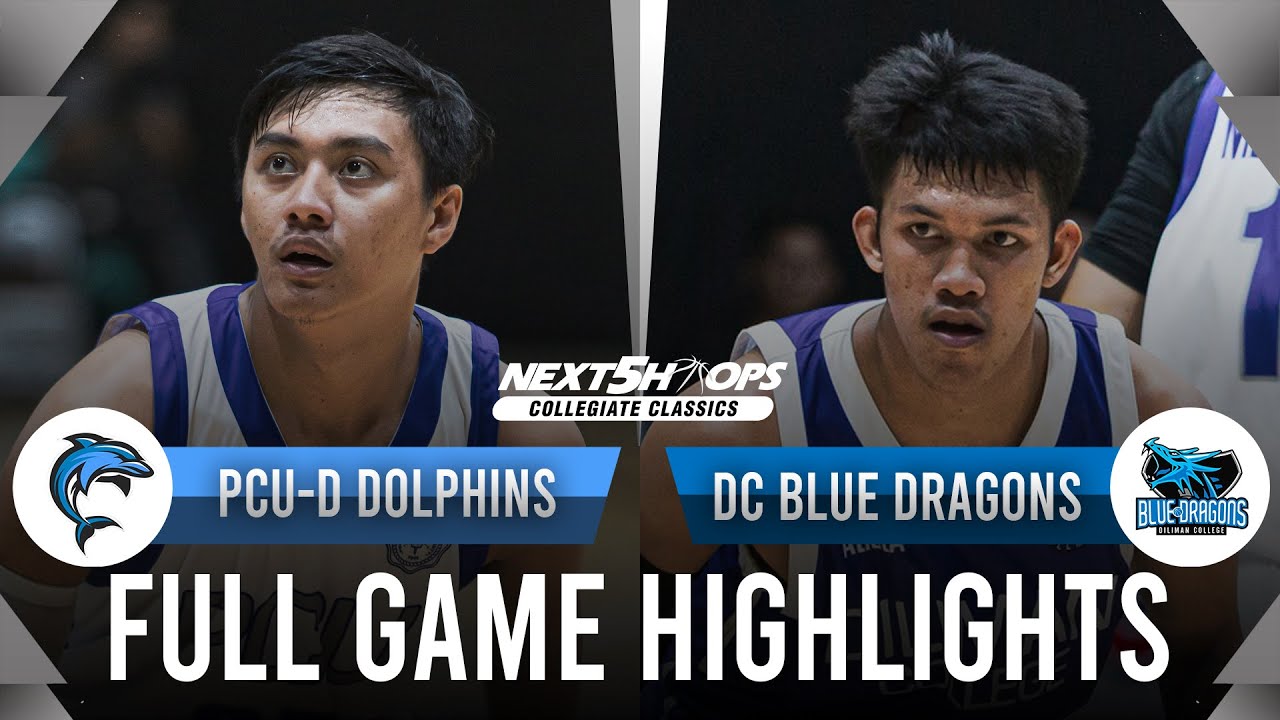 PCU-D Dolphins vs. DC Blue Dragons | Full Game Highlights | Next5Hoops ...