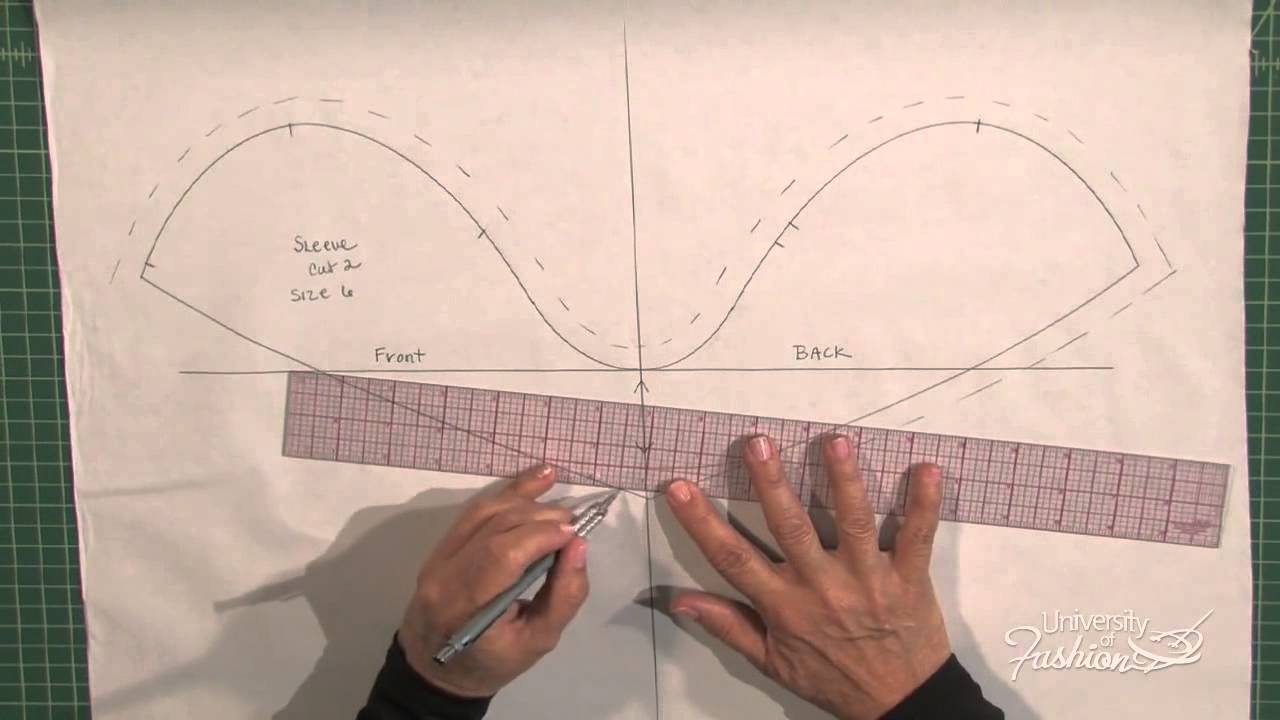 How to Create a Petal Sleeve using Straight Sleeve Sloper - YouTube