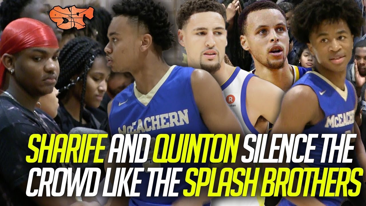 SHARIFE COOPER & QUINTON MCELROY Silence The Crowd Like The SPLASH ...