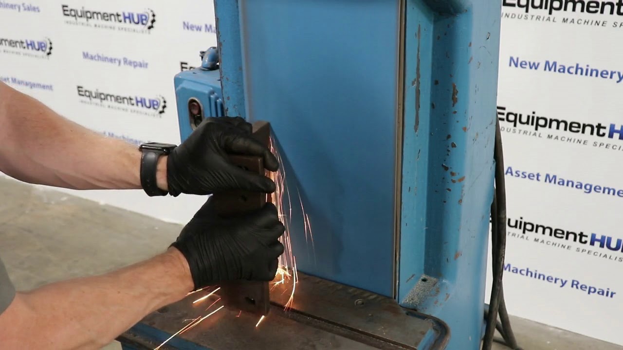 Porter Cable G8 Wet Dry 9" Vertical Belt Sander - YouTube