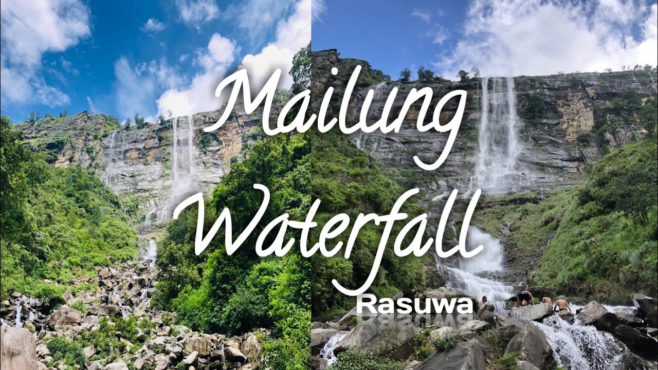 Swimming garda ghadi harayo || Mailung Waterfall || Rasuwa || July 8 ...