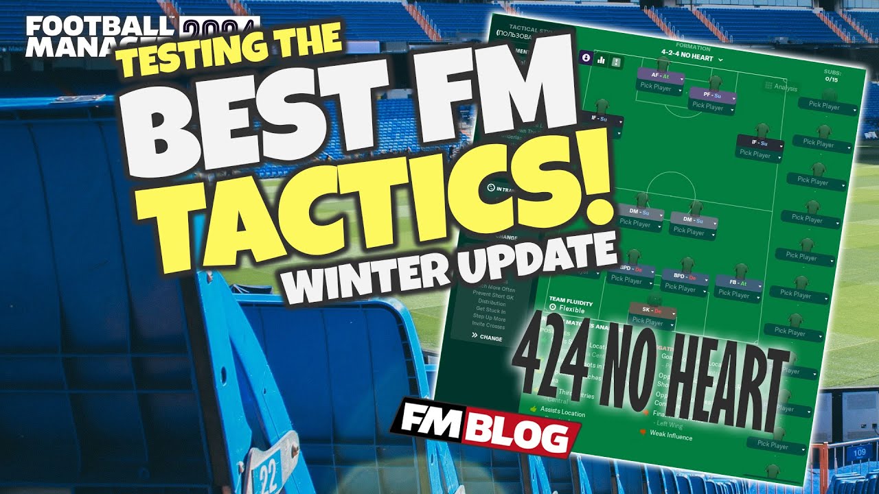 424 NO HEART | The Best FM24 Tactics | Football Manager 2024 - YouTube