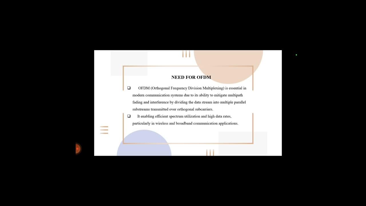 Orthogonal Frequency division multiplexing (OFDM) - YouTube