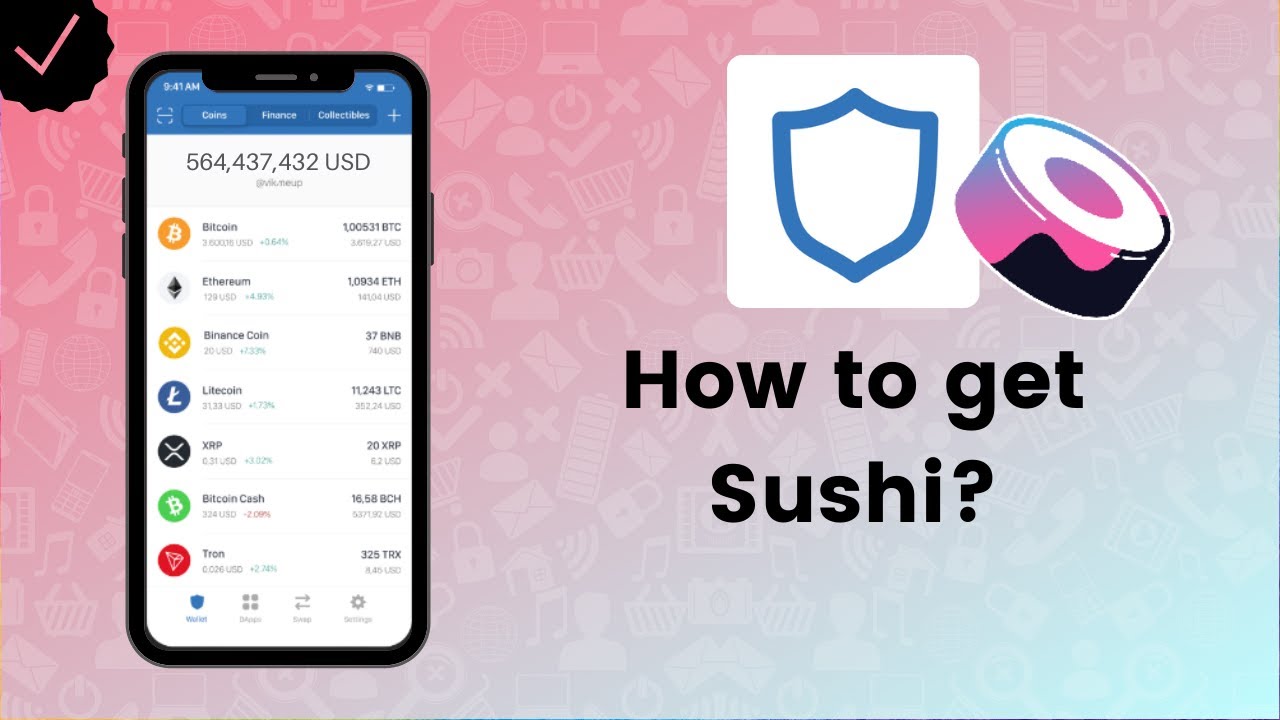 How to get Sushi Coin on Trust Wallet? - Trust Wallet Tips - YouTube