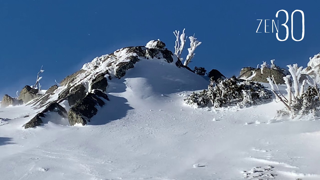 #zen30 Windswept Snowy Mountain Alps - NSW, Aus - YouTube
